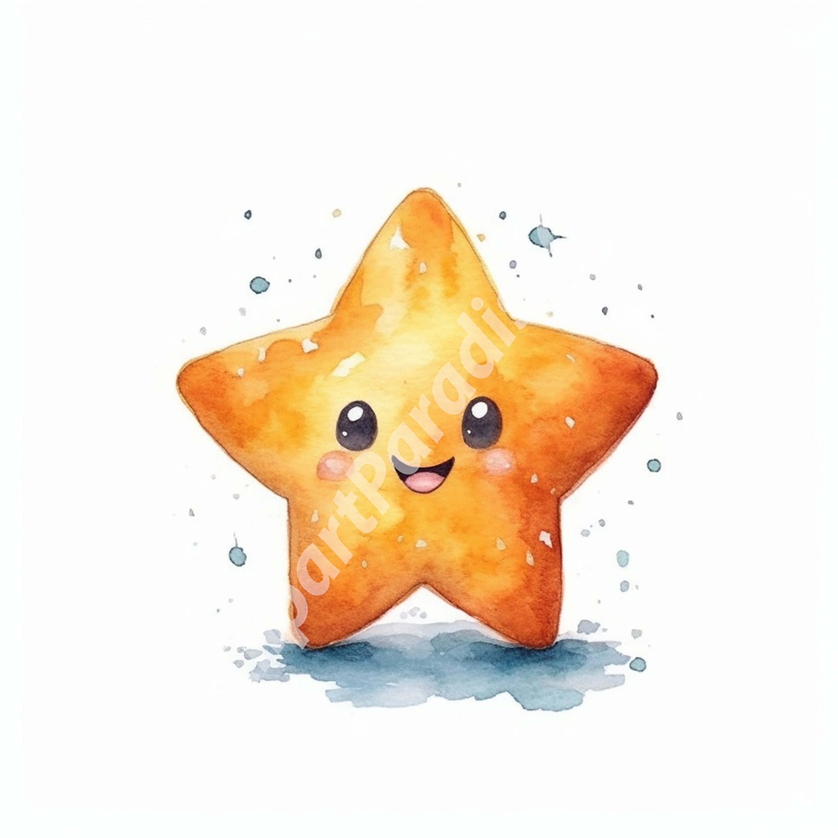 Funny Cute Star Clipart Collection 20 Clipart Image Star - Etsy