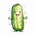 10 Cute Pickle Clip Art Collection: 10 High Quality Images for Digital ...