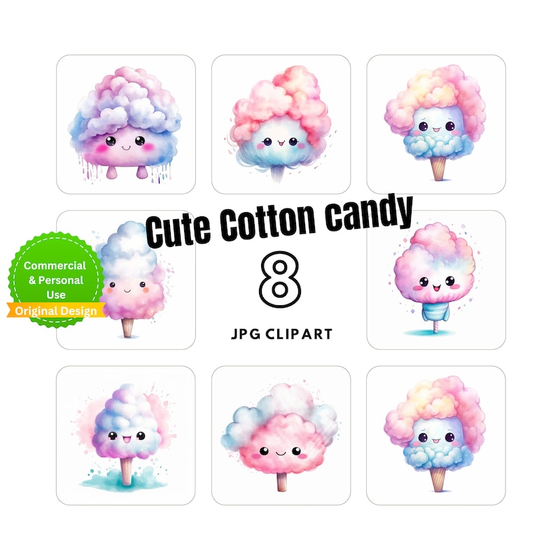 Cotton Candy Art - Etsy