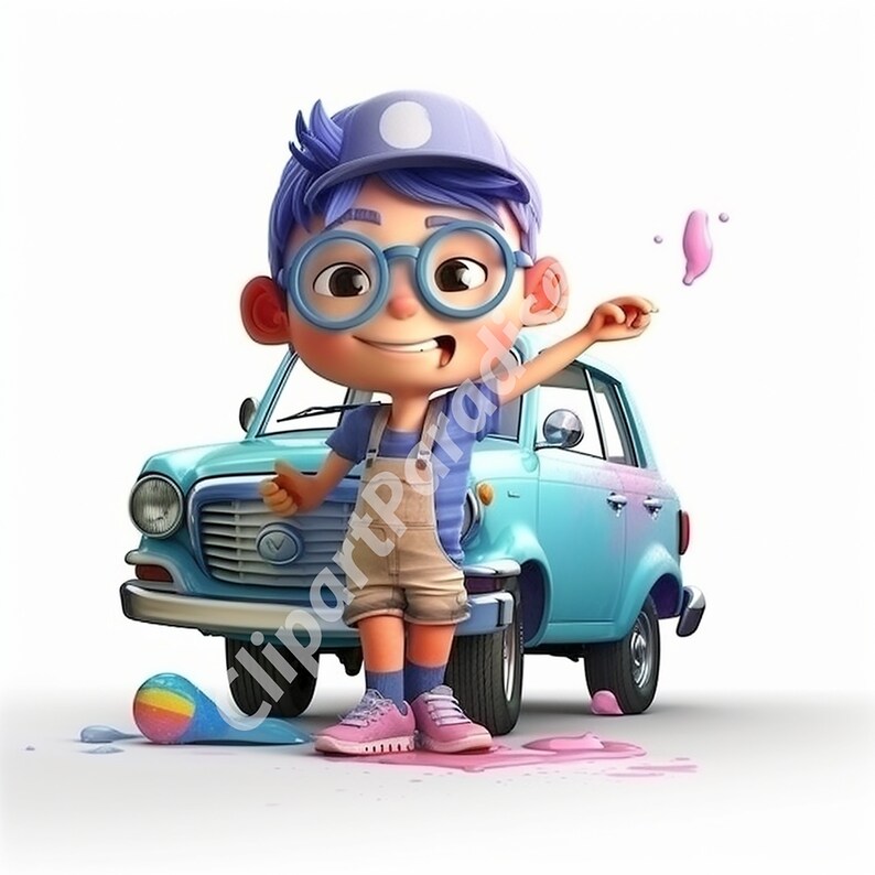 Cute Boy Clip Art Collection: 10 High Quality Images Series - Etsy