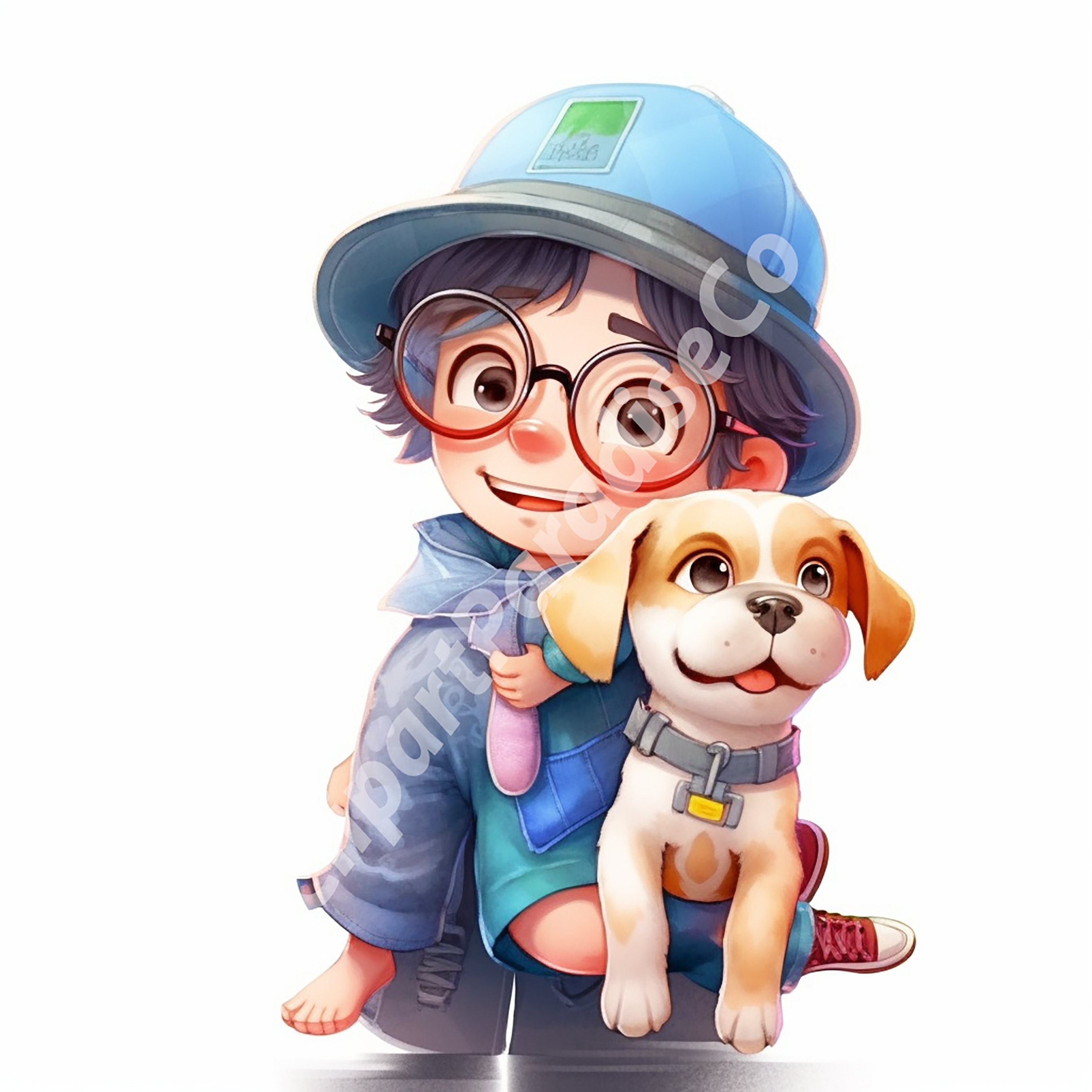 Cute Boy Clip Art Collection: 10 High Quality Images Series 6th Digital ...