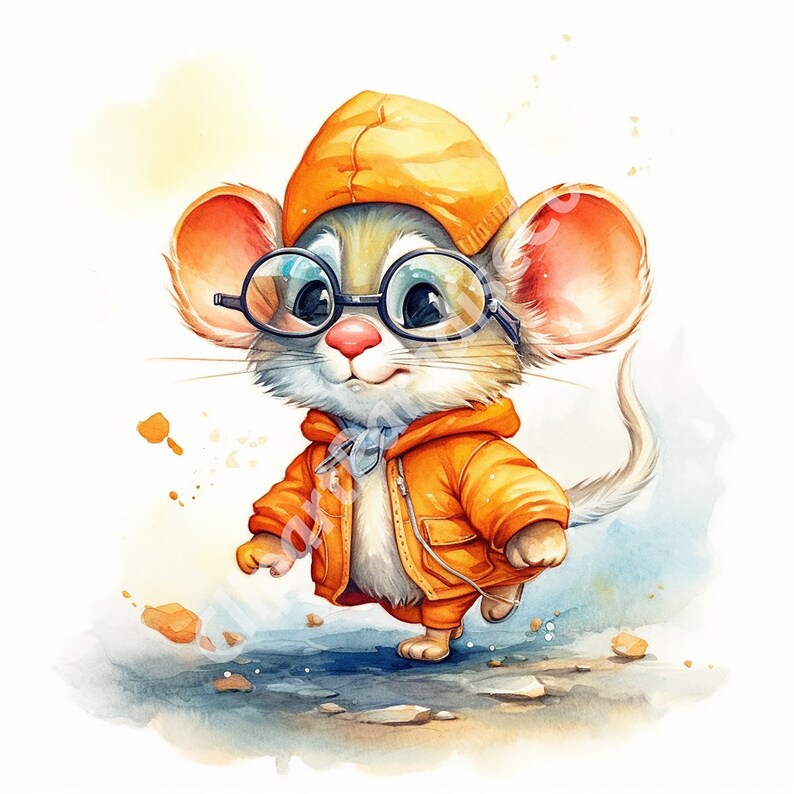 Mouse Rat Clip Art Collection: 10 High Quality Images Bundle - Etsy