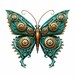 6 Steam Punk Butterfly Clip Art Collection: 6 High Quality Images for ...