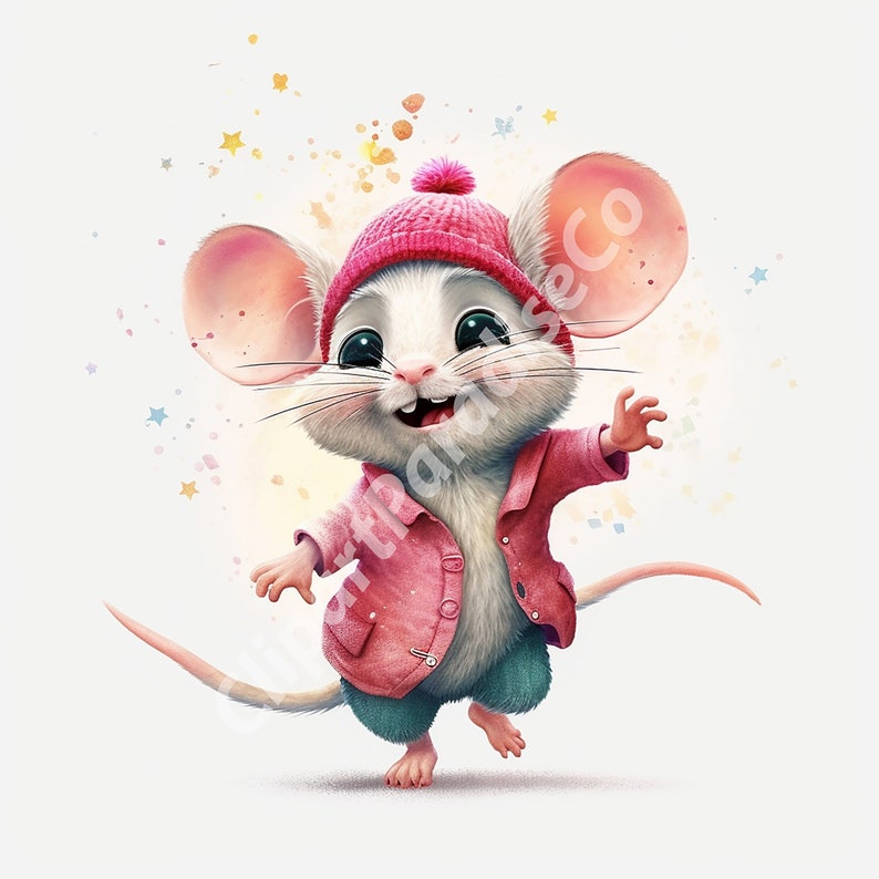 Mouse Rat Clip Art Collection: 10 High Quality Images Bundle - Etsy