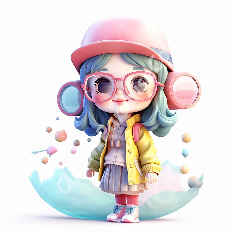 Cute Girl Clip Art Collection: 10 High Quality Images Series 8th ...