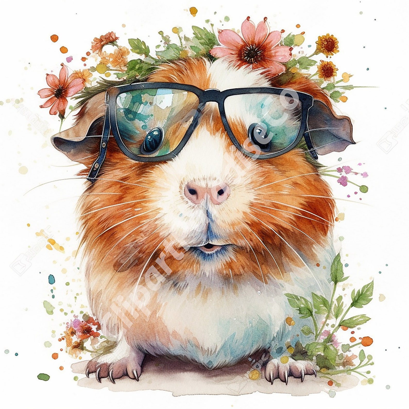 9 Cute Guinea Pig Clip Art Collection: 9 High Quality Images for ...