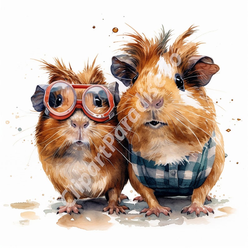 9 Cute Guinea Pig Clip Art Collection: 9 High Quality Images for ...