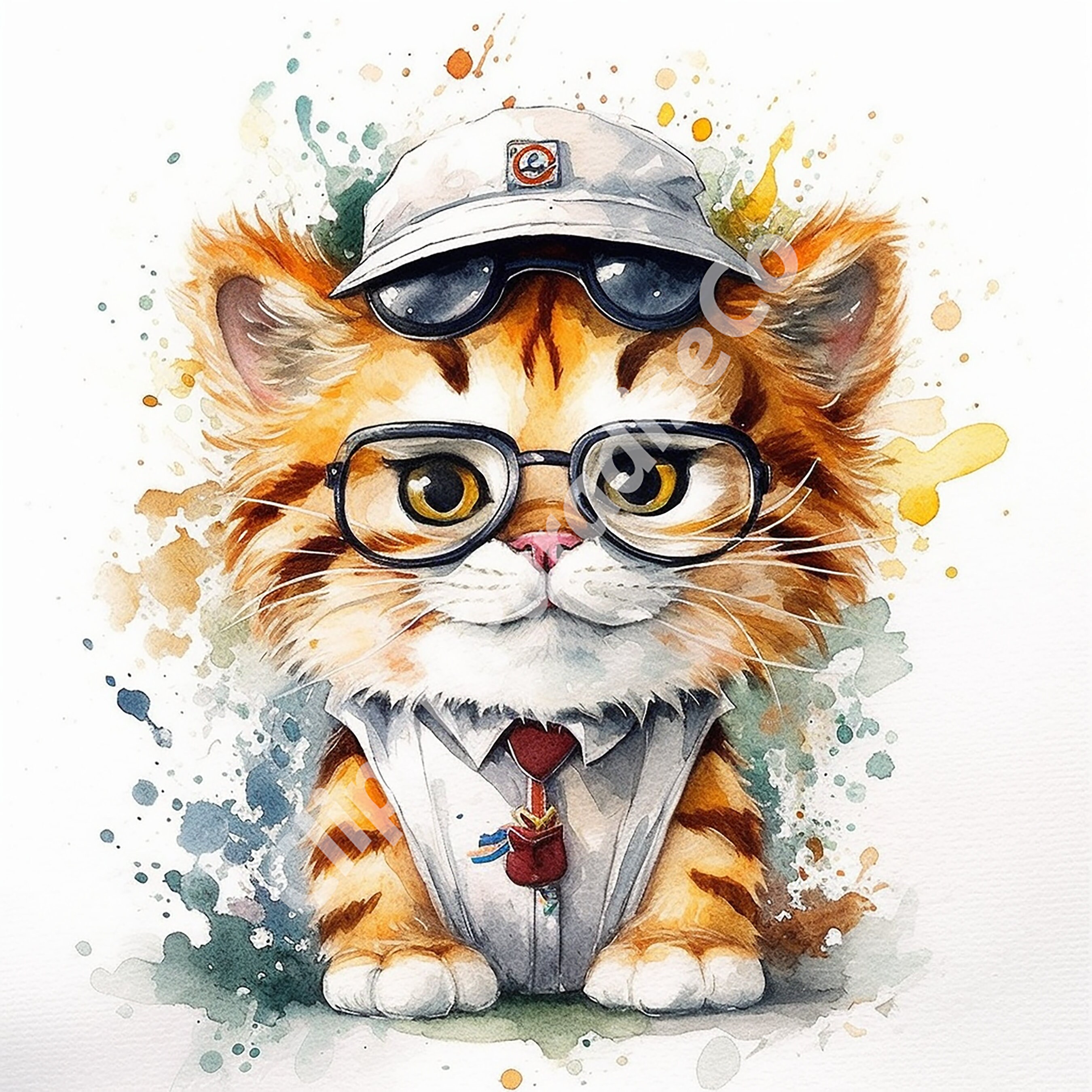 Cute Tiger Clip Art Collection: 10 High Quality Images - Etsy