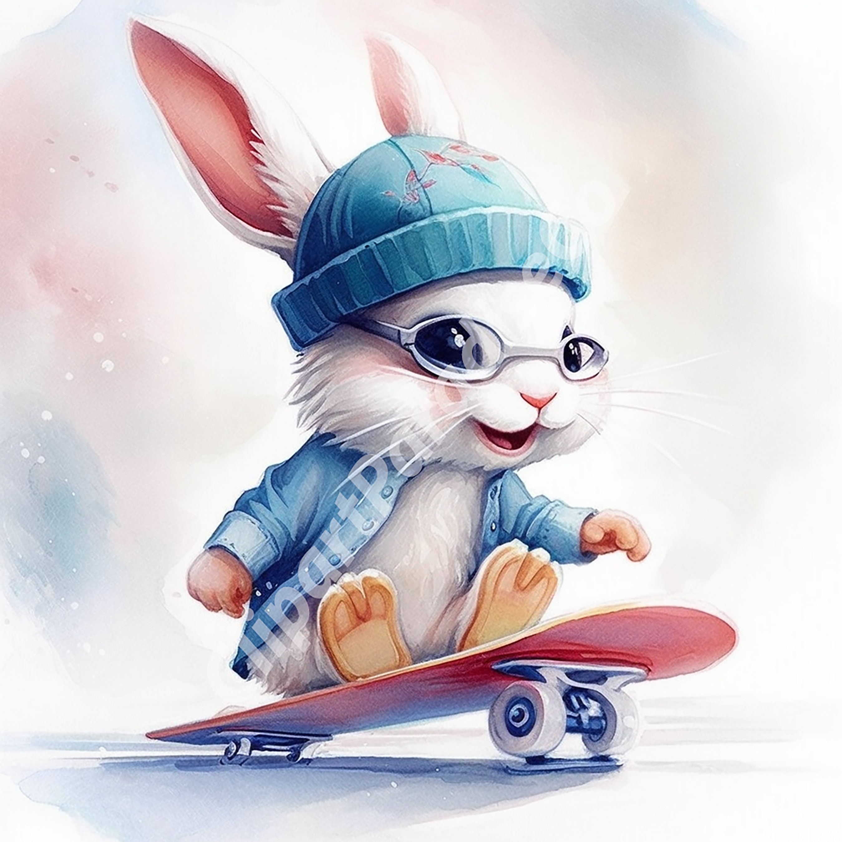 10 Bunny Clip Art Collection: 10 High Quality Images Bundle 1th Digital ...