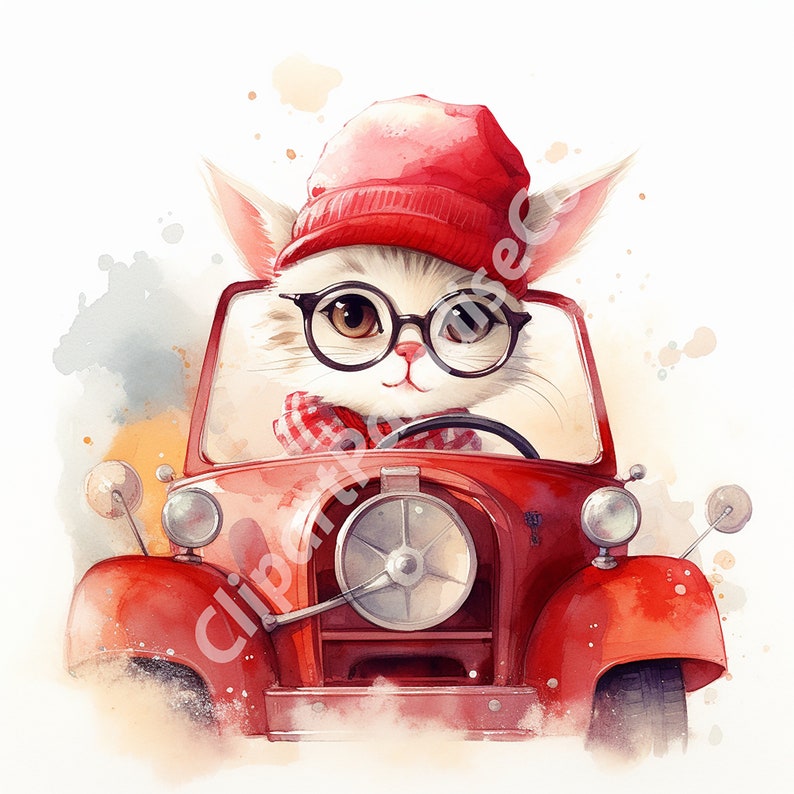 Cute Cat Clip Art : 50 High Quality Images Collection Bundle - Etsy