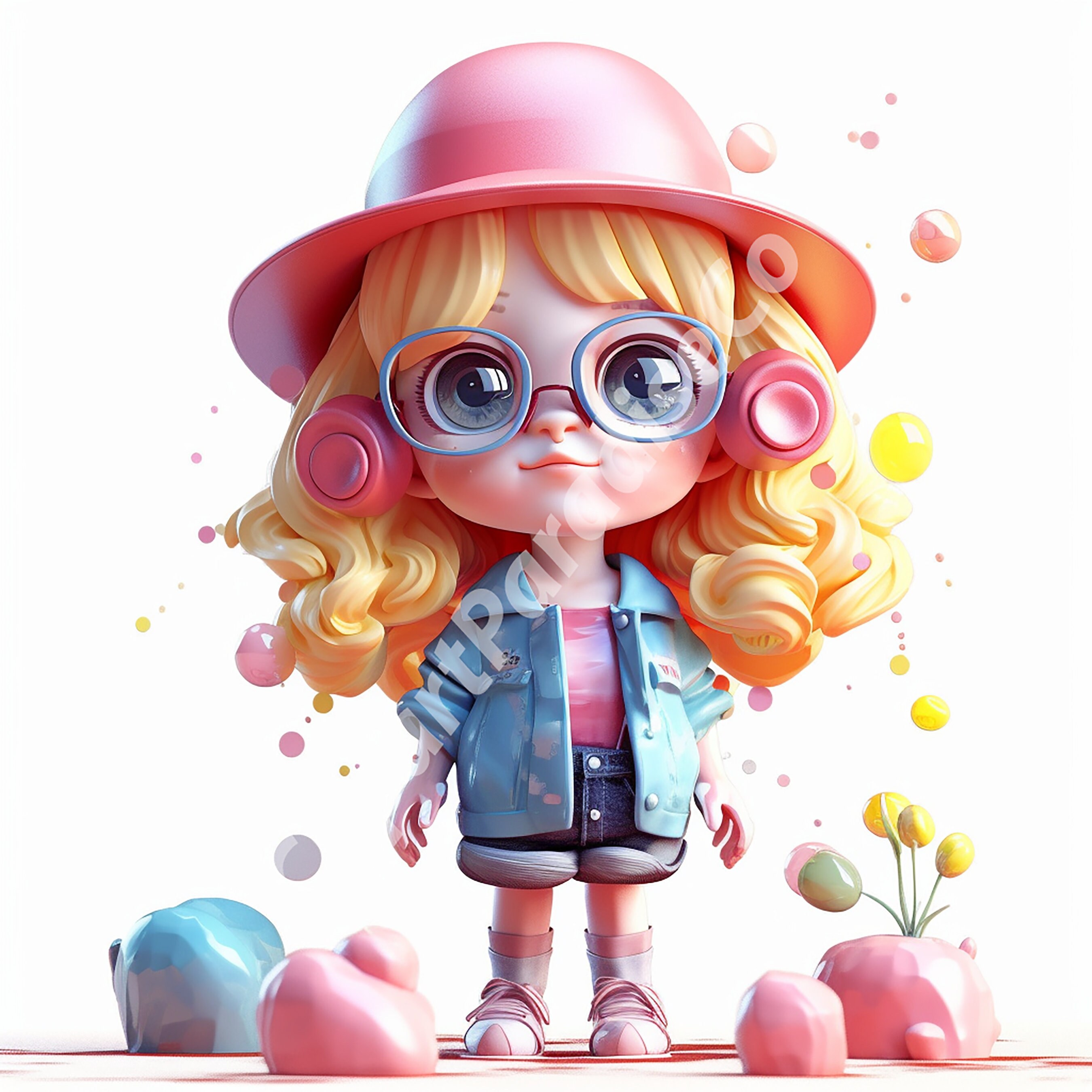 Cute Girl Clip Art Collection: 10 High Quality Images Series - Etsy