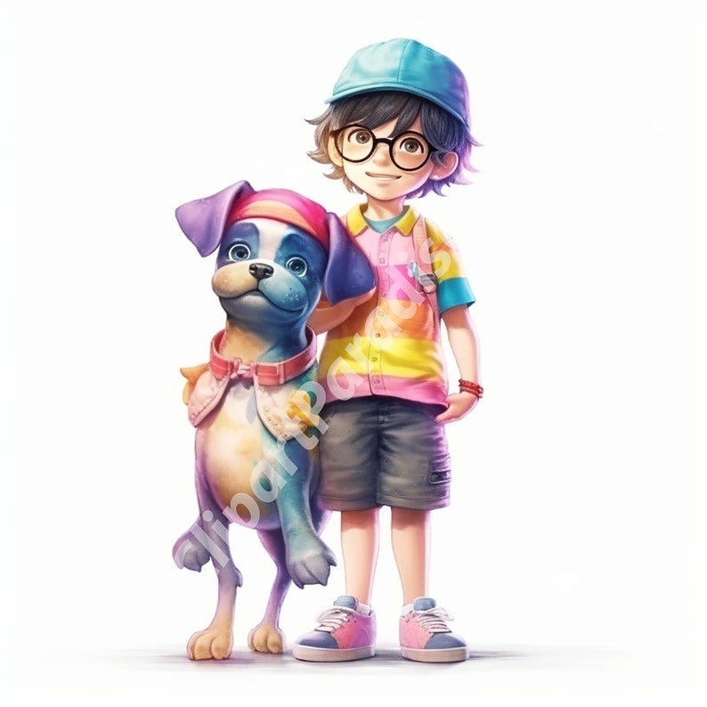 Cute Boy Clip Art Collection: 10 High Quality Images Series - Etsy