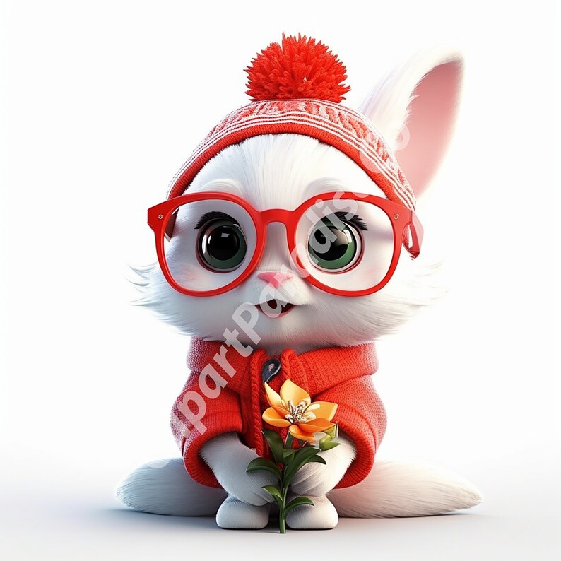 Bunny Clip Art Collection: 15 High Quality Images Bundle 6th- Digital ...