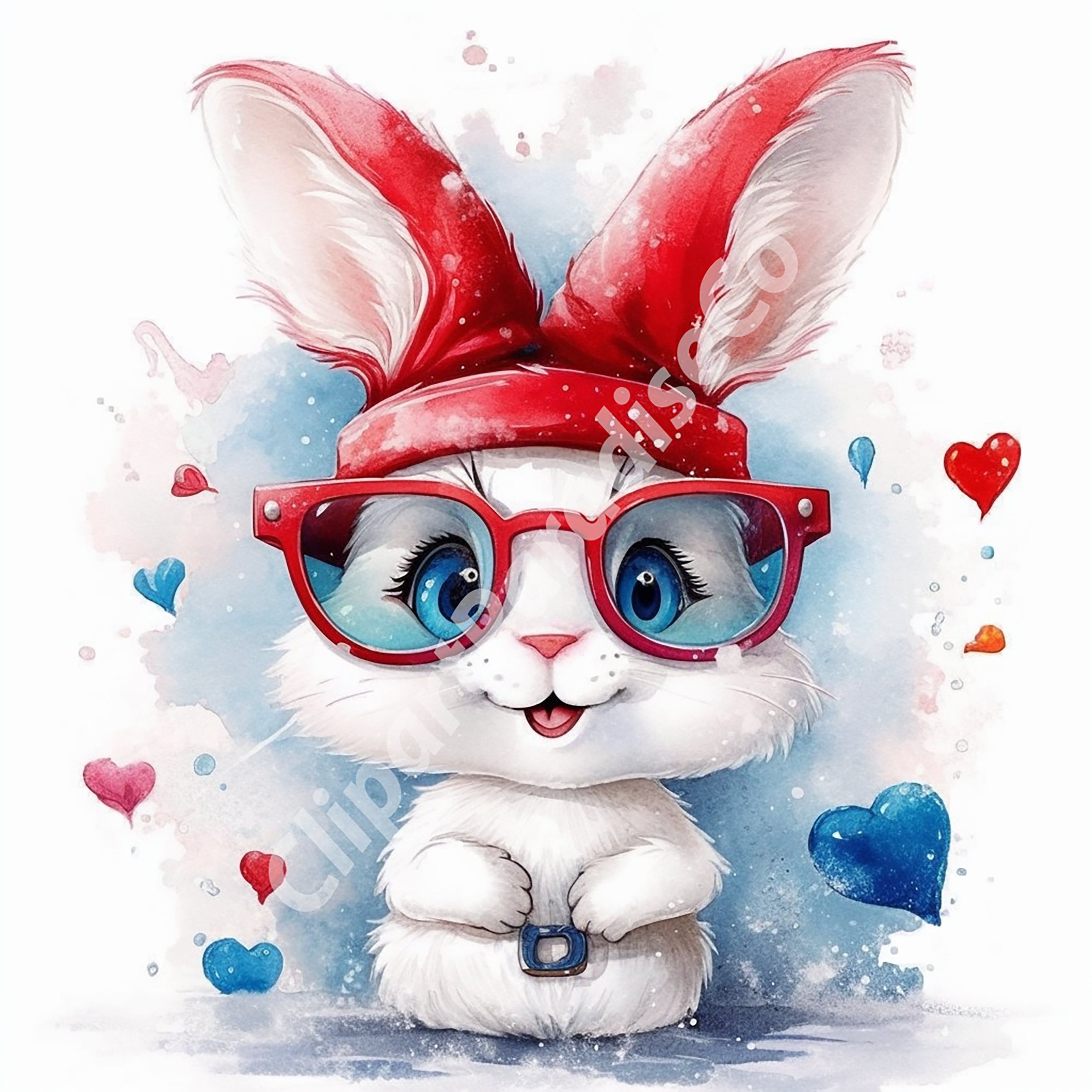 15 Bunny - Rabbit Clip Art Collection: 15 High Quality Jpgs Bundle 2th ...