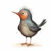 13 Cute Ugly Bird Clipart : 13 High Quality Images Collection -instant ...