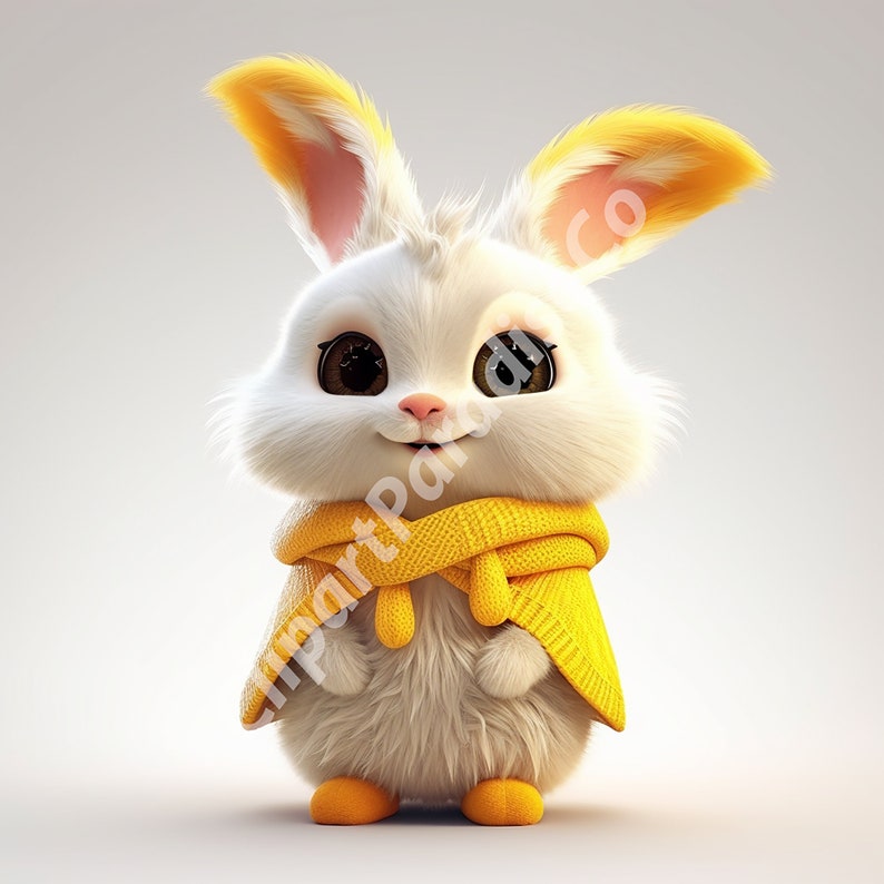 Bunny Clip Art Collection: 15 High Quality Images Bundle 7th - Etsy