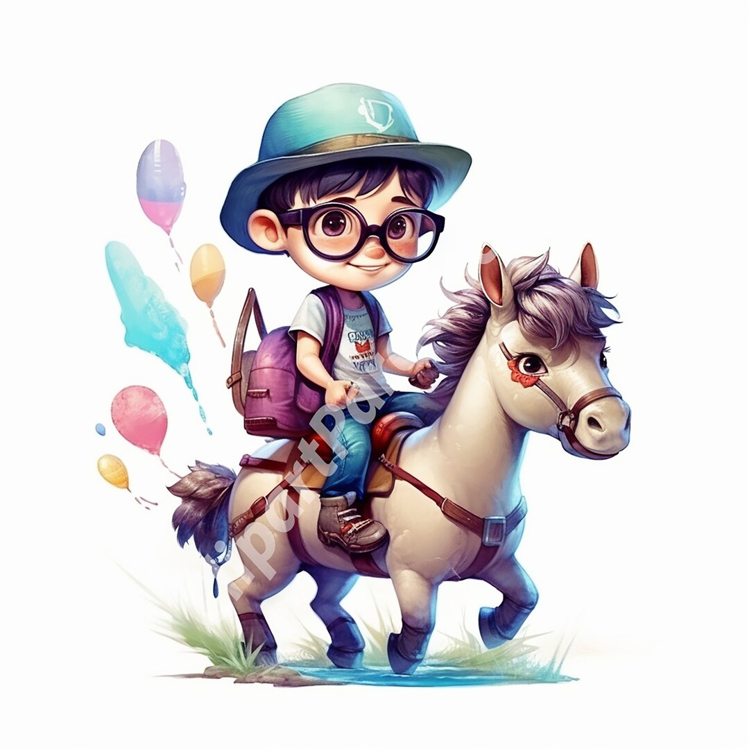 Cute Boy Clip Art Collection: 10 High Quality Images Series 1th Digital ...