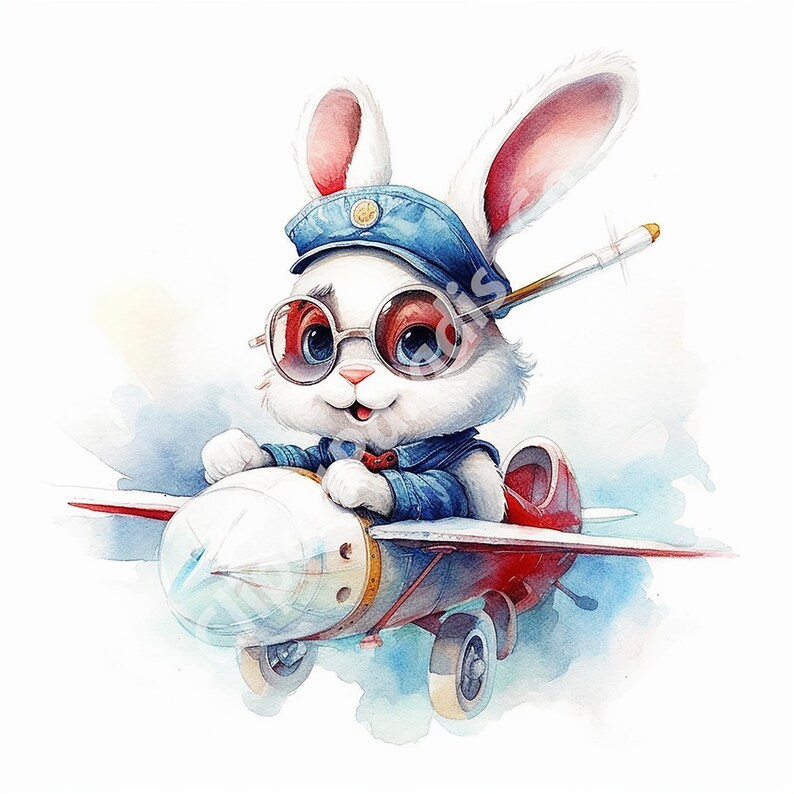 10 Bunny Clip Art Collection: 10 High Quality Images Bundle 1th Digital ...