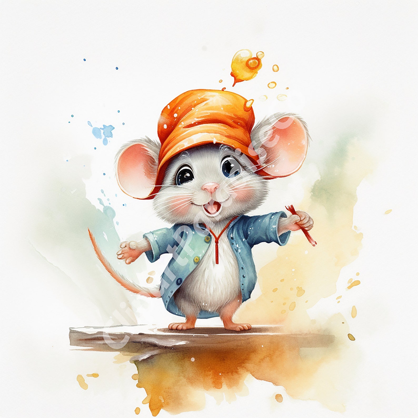 Mouse Rat Clip Art Collection: 9 High Quality Images Bundle 9th Digital ...