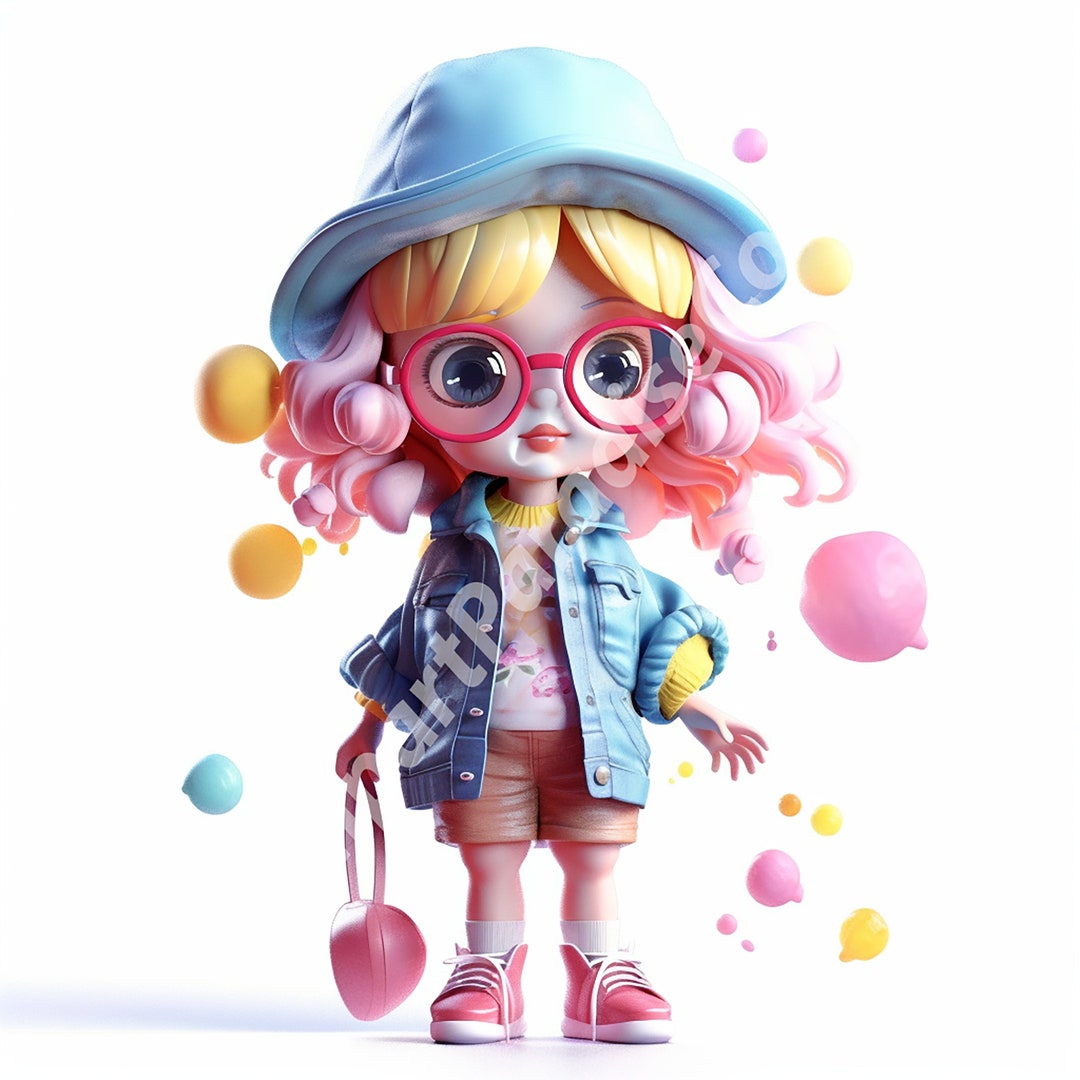 Cute Girl Clip Art Collection: 10 High Quality Images Series 1th ...