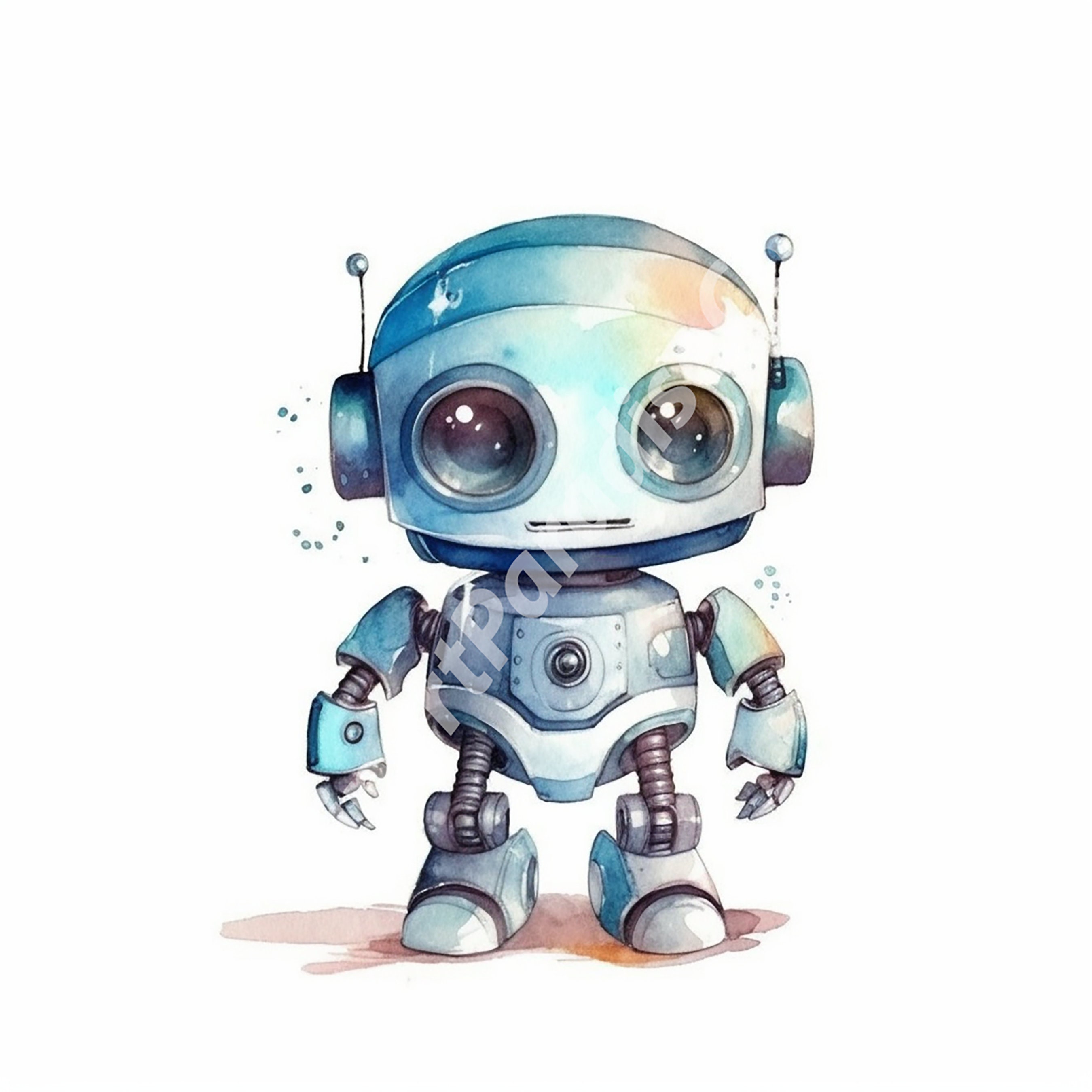 9 Cute Robot Clipart Collection Clipart Image, Cartoon Robot Design for ...
