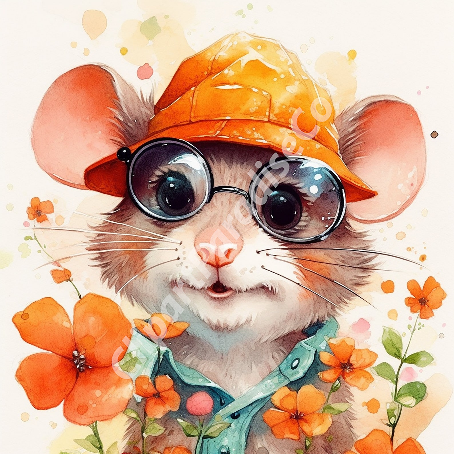 Mouse Rat Clip Art Collection: 9 High Quality Images Bundle 9th Digital ...