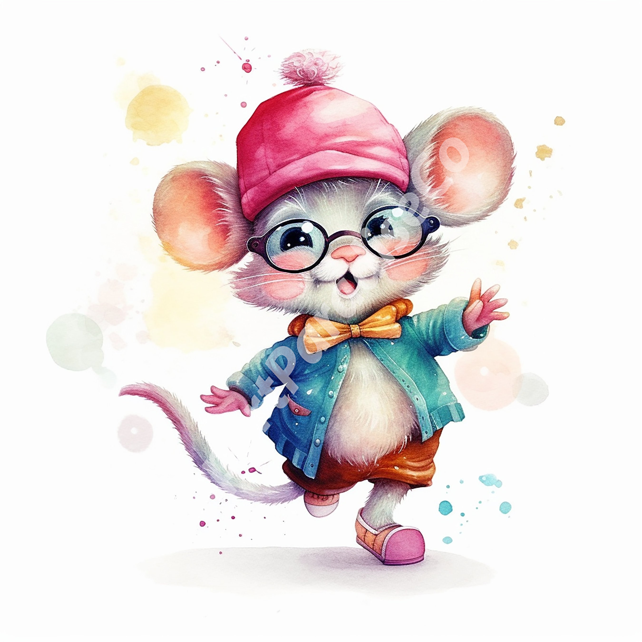 10 Mouse Rat Clip Art Collection: 10 High Quality Images Bundle 8th ...