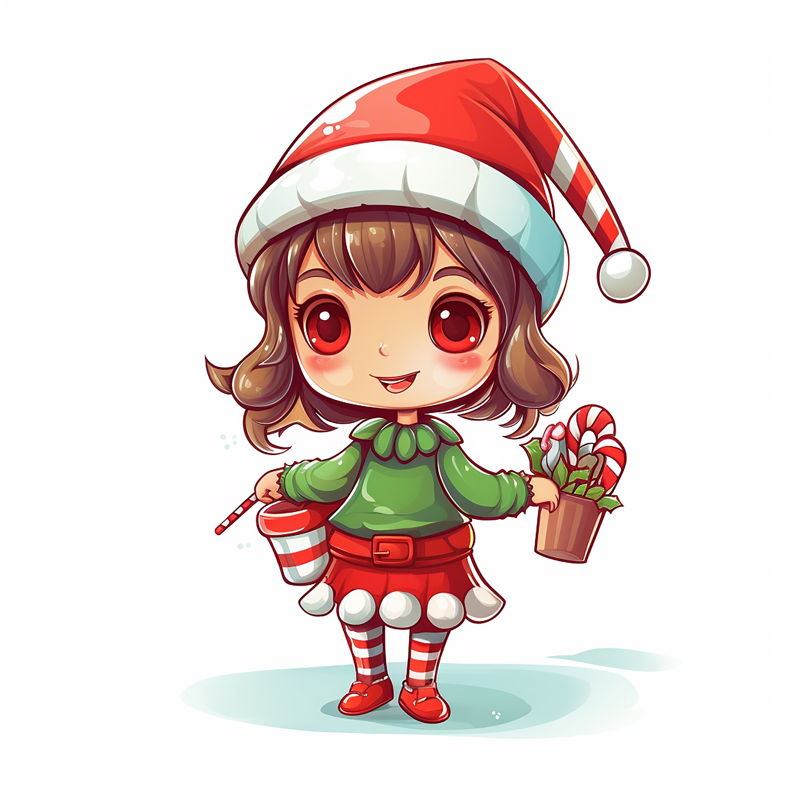 20 Christmas Elf - Santa Clipart :20 High Quality Images Collection ...