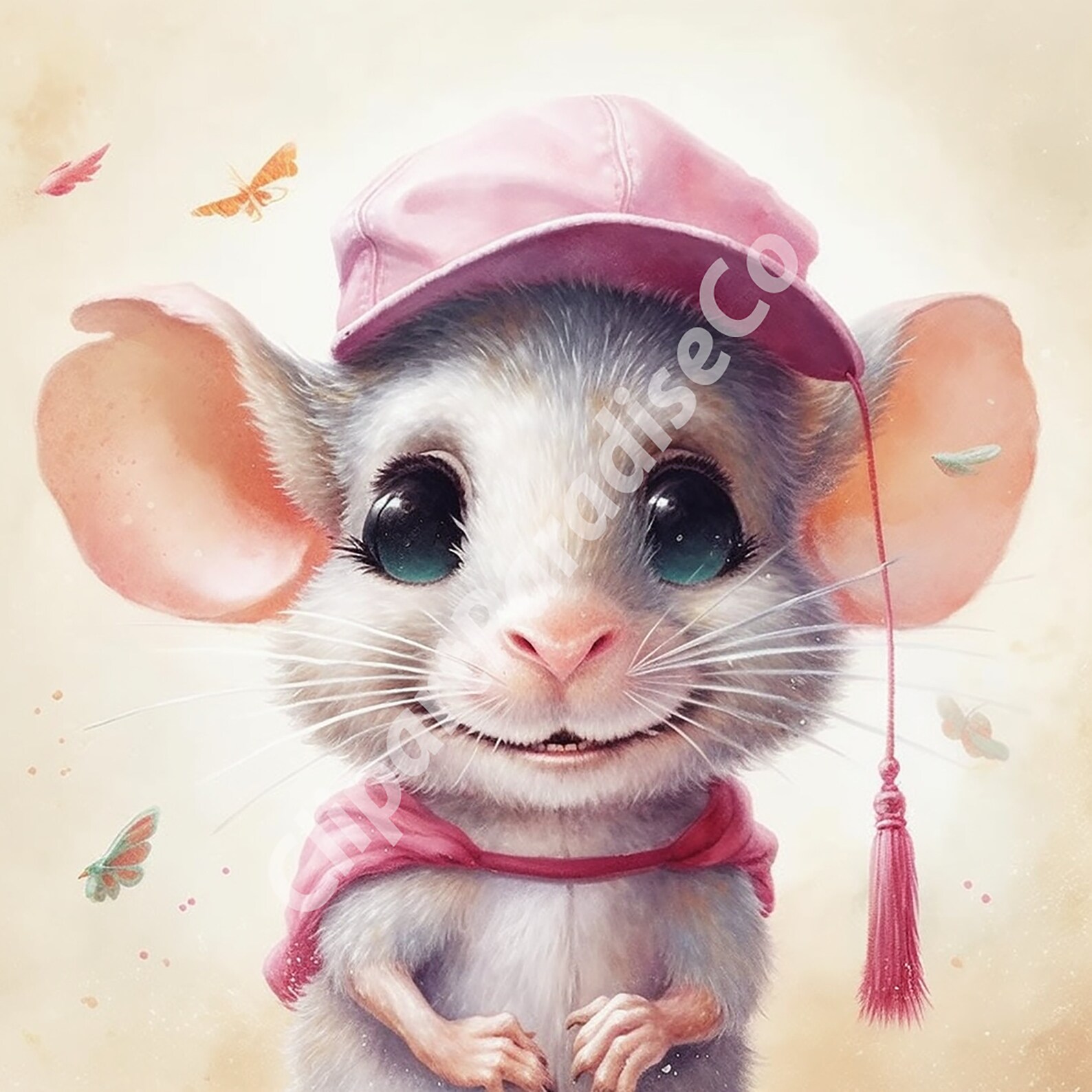 Mouse Rat Clip Art Collection: 9 High Quality Images Bundle 9th Digital ...