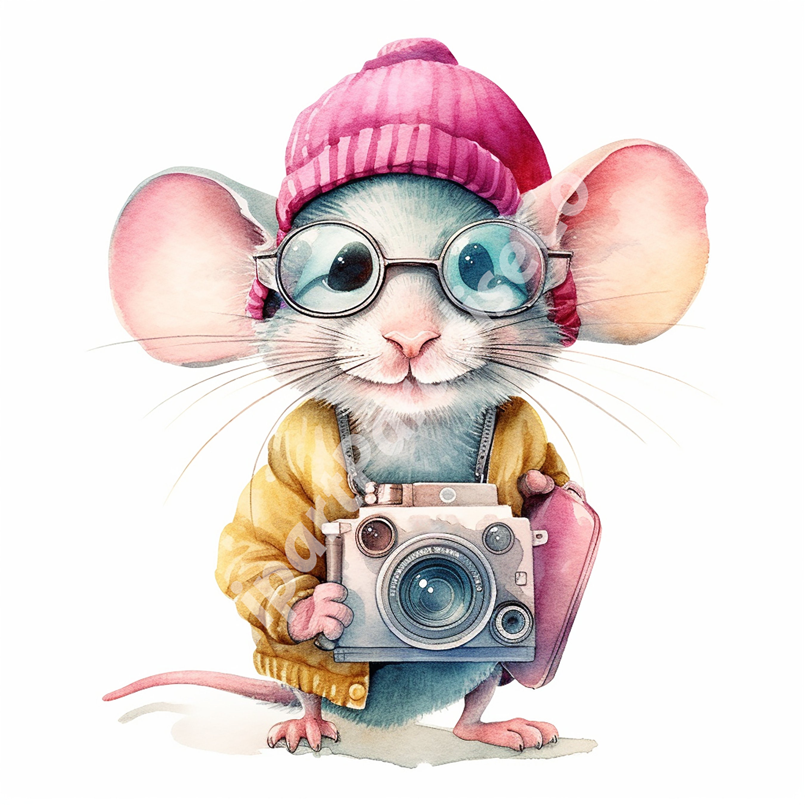 Mouse Rat Clip Art Collection: 9 High Quality Images Bundle 9th Digital ...