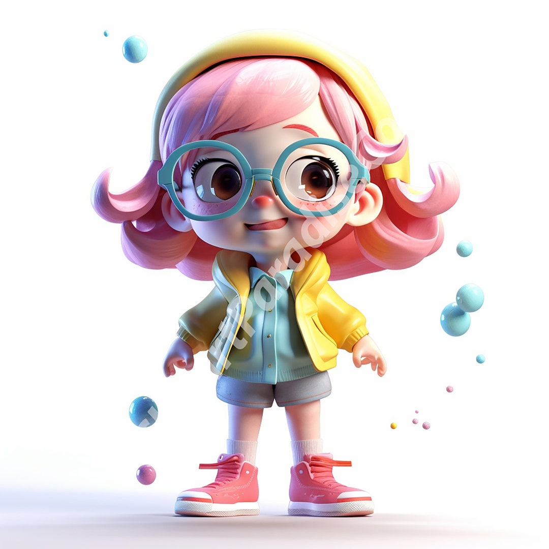 Cute Girl Clip Art Collection: 10 High Quality Images Series 2th ...