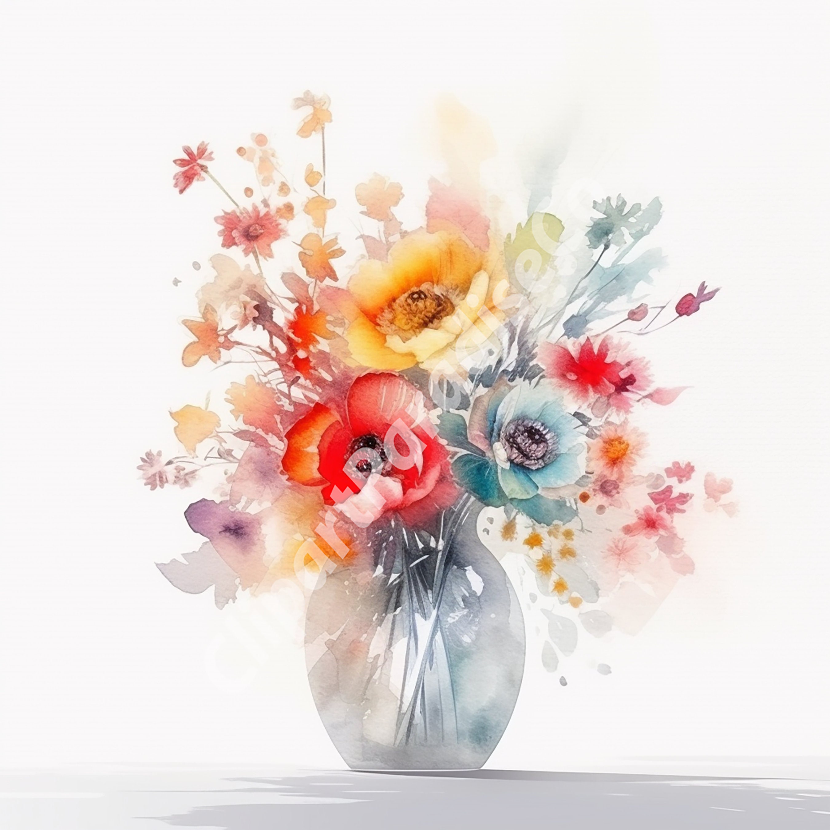 25 Vase of Flowers Clipart Collection:25 High Quality Images - Etsy