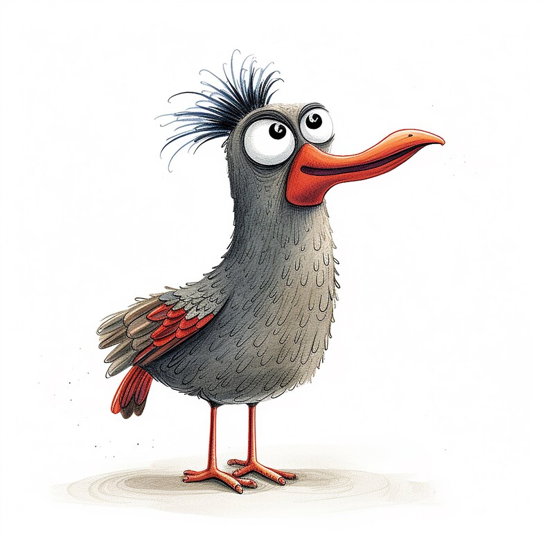 13 Cute Ugly Bird Clipart : 13 High Quality Images Collection -instant ...