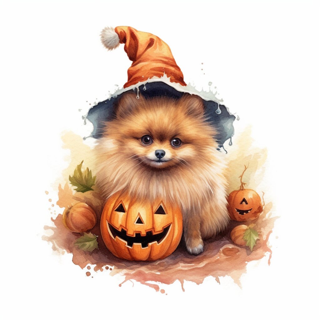 90 Halloween Dog Clipart : 90 High Quality Images Collection - Etsy