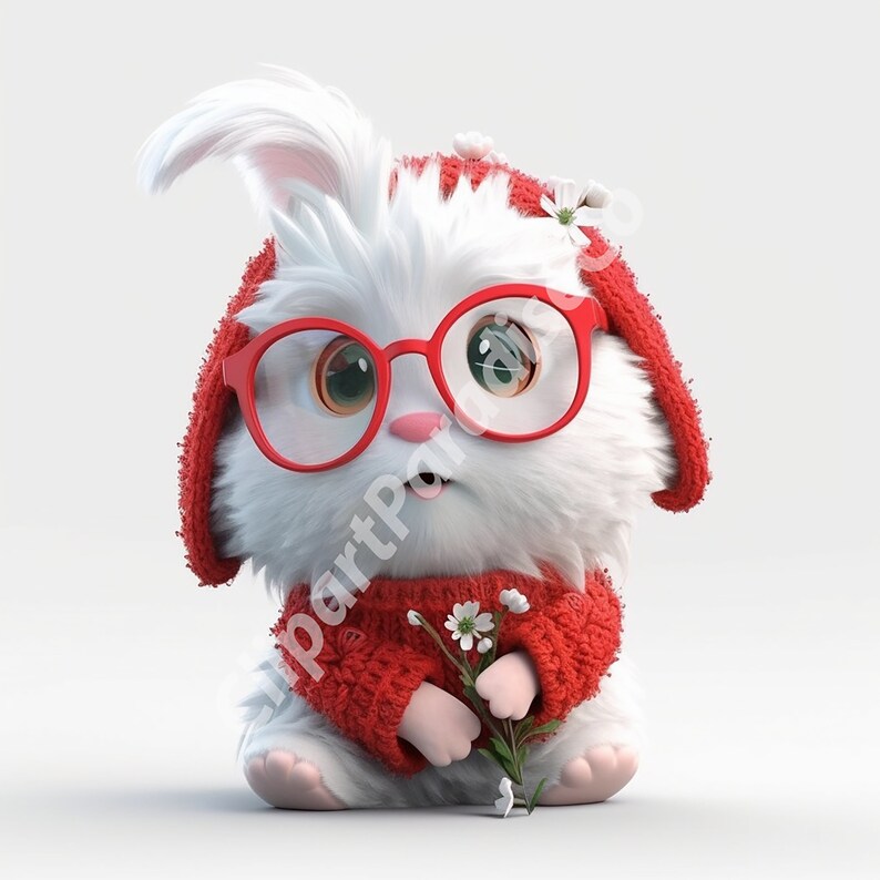 Bunny Clip Art Collection: 15 High Quality Images Bundle 6th - Etsy