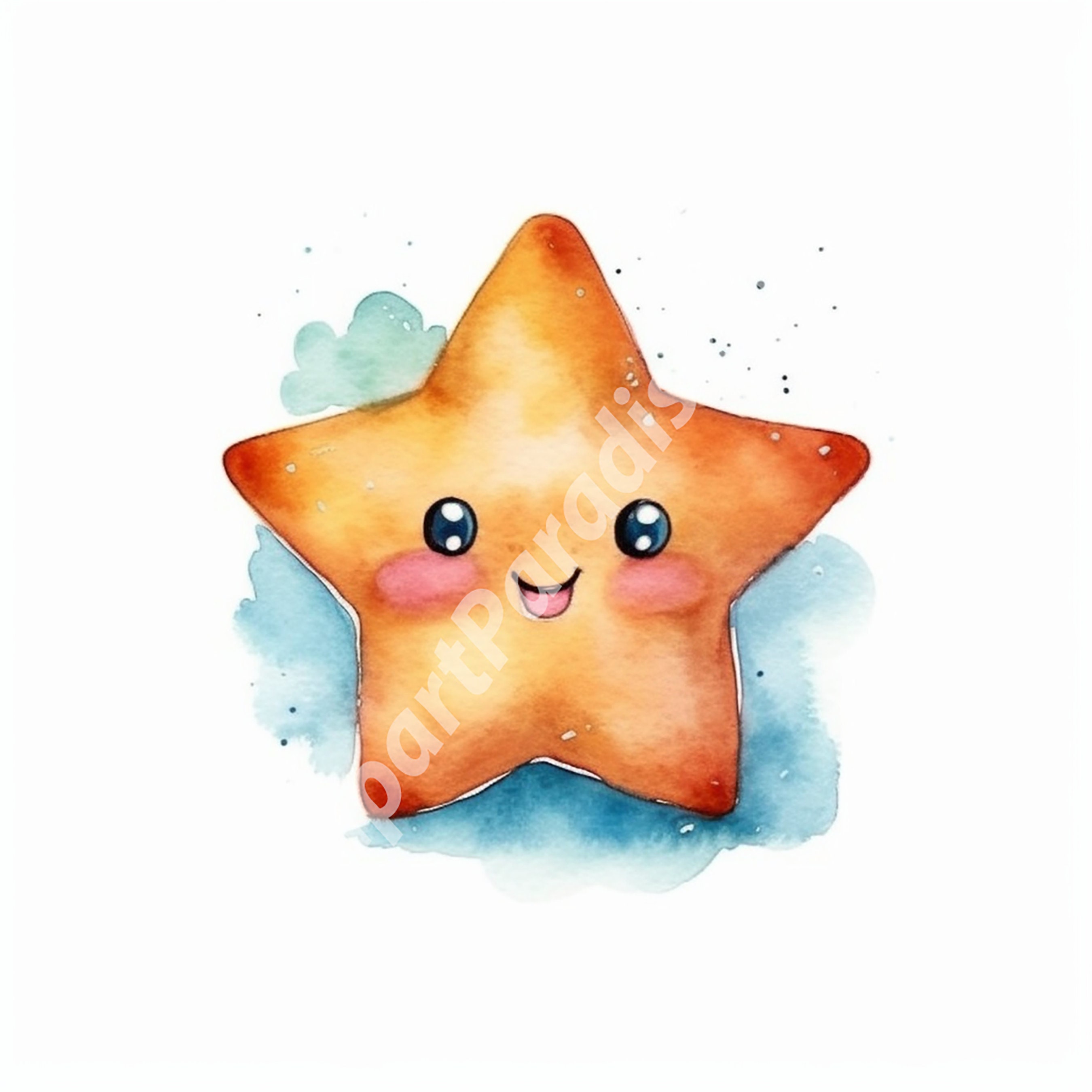 Funny Cute Star Clipart Collection 20 Clipart Image Star - Etsy