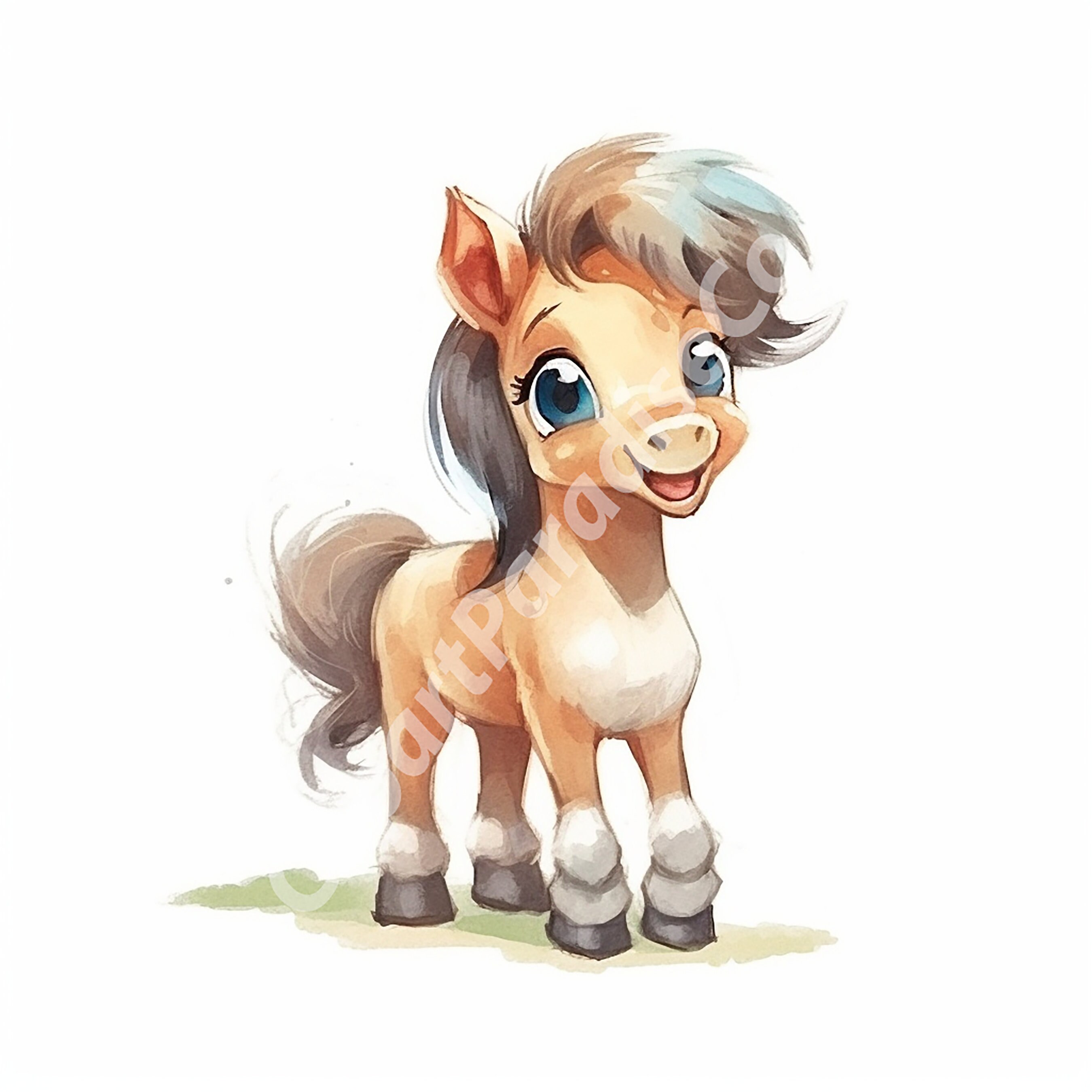 10 Cute Horse Clip Art Collection: 10 High Quality Images Instant ...