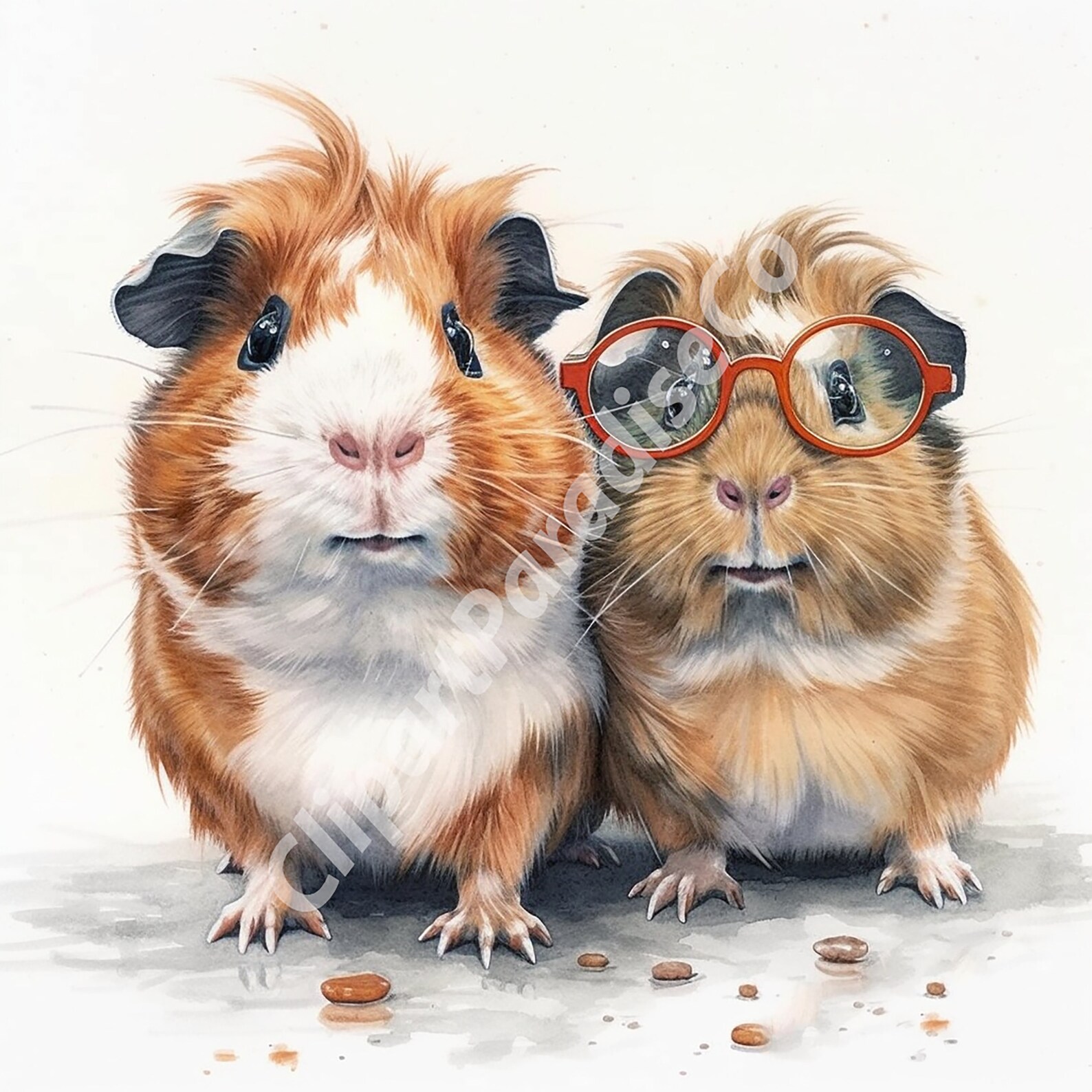 9 Cute Guinea Pig Clip Art Collection: 9 High Quality Images for ...