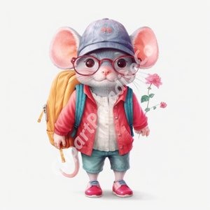 Mouse Rat Clip Art Collection: 10 High Quality Images Bundle - Etsy