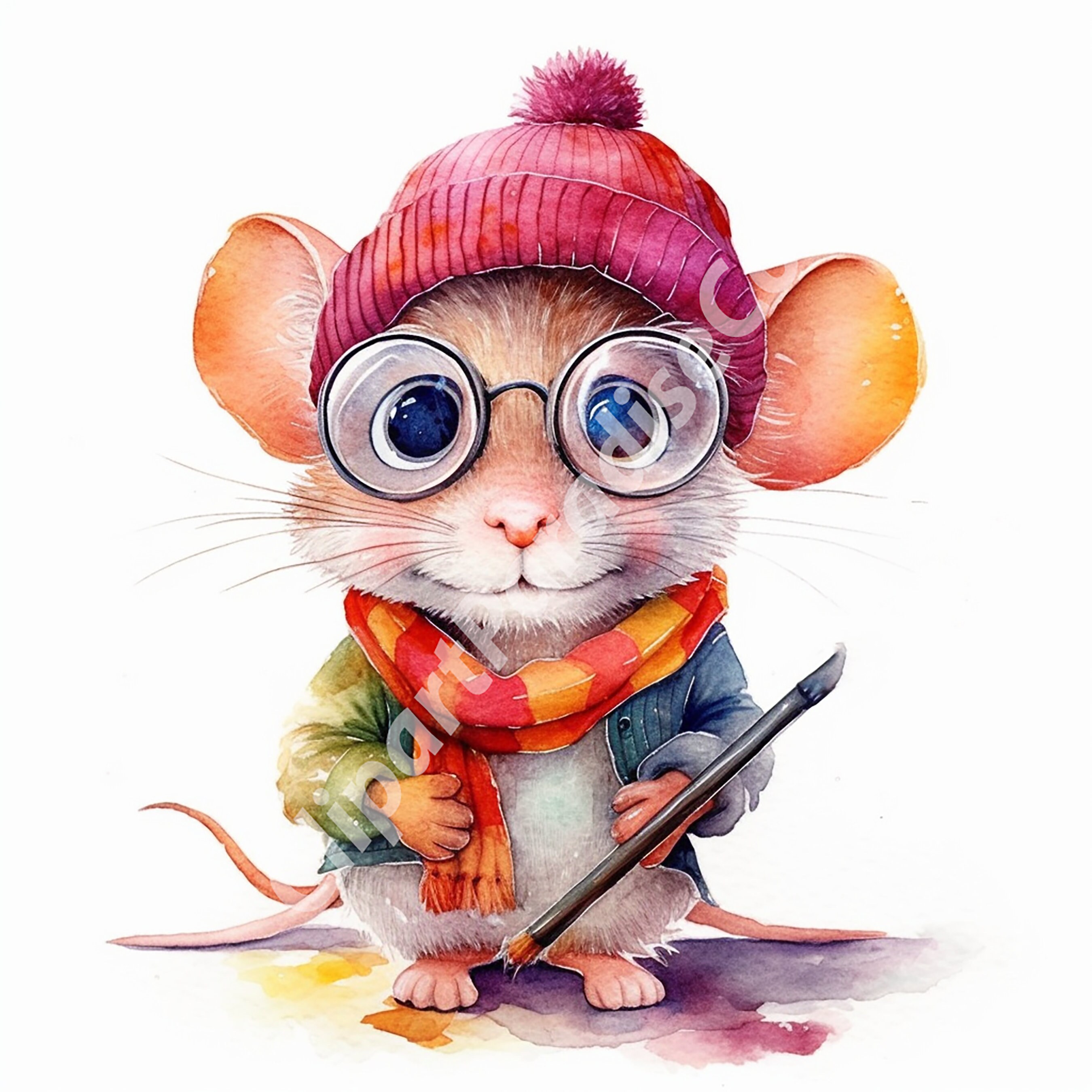 10 Mouse Rat Clip Art Collection: 10 High Quality Images Bundle 8th ...