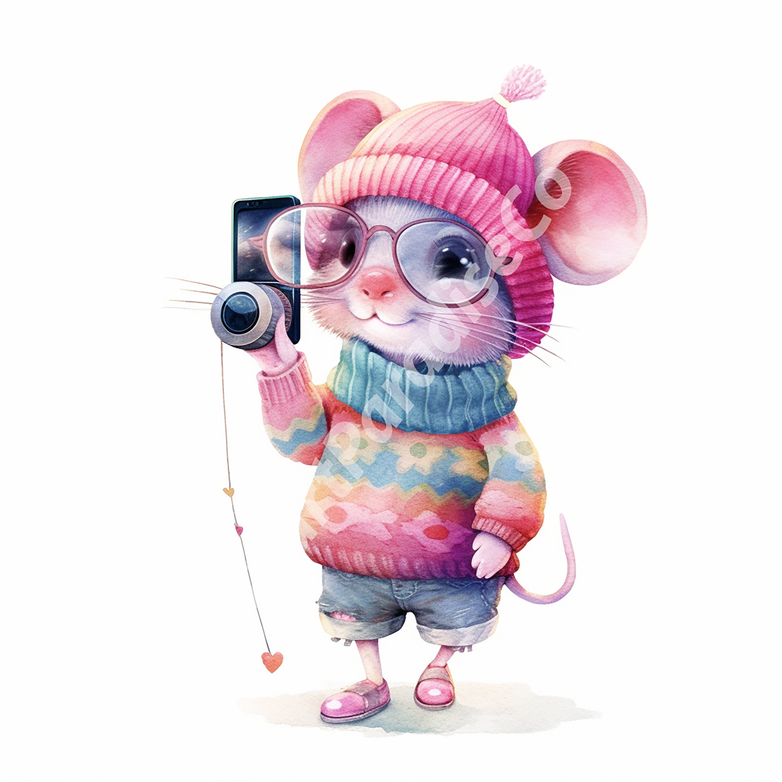 Mouse Rat Clip Art Collection: 10 High Quality Images Bundle - Etsy