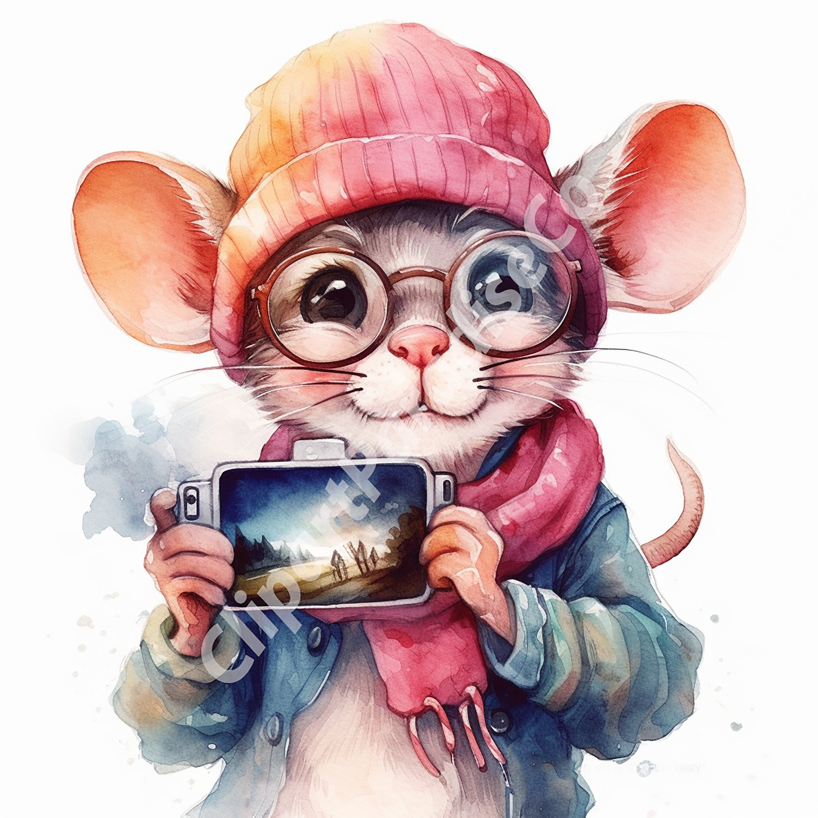 Mouse Rat Clip Art Collection: 10 High Quality Images Bundle 7th ...