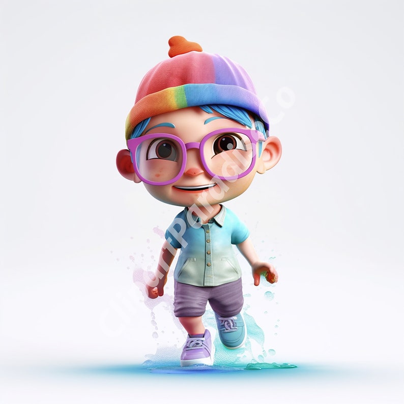 Cute Boy Clip Art Collection: 10 High Quality Images Series - Etsy