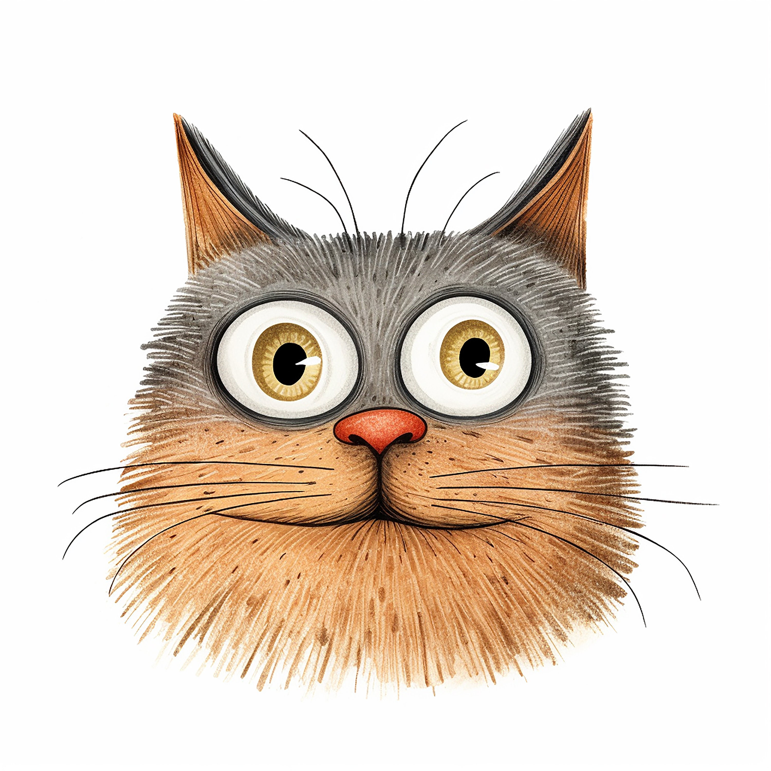 12 Cute Cat Face Clipart : 12 High Quality Images Collection instant ...