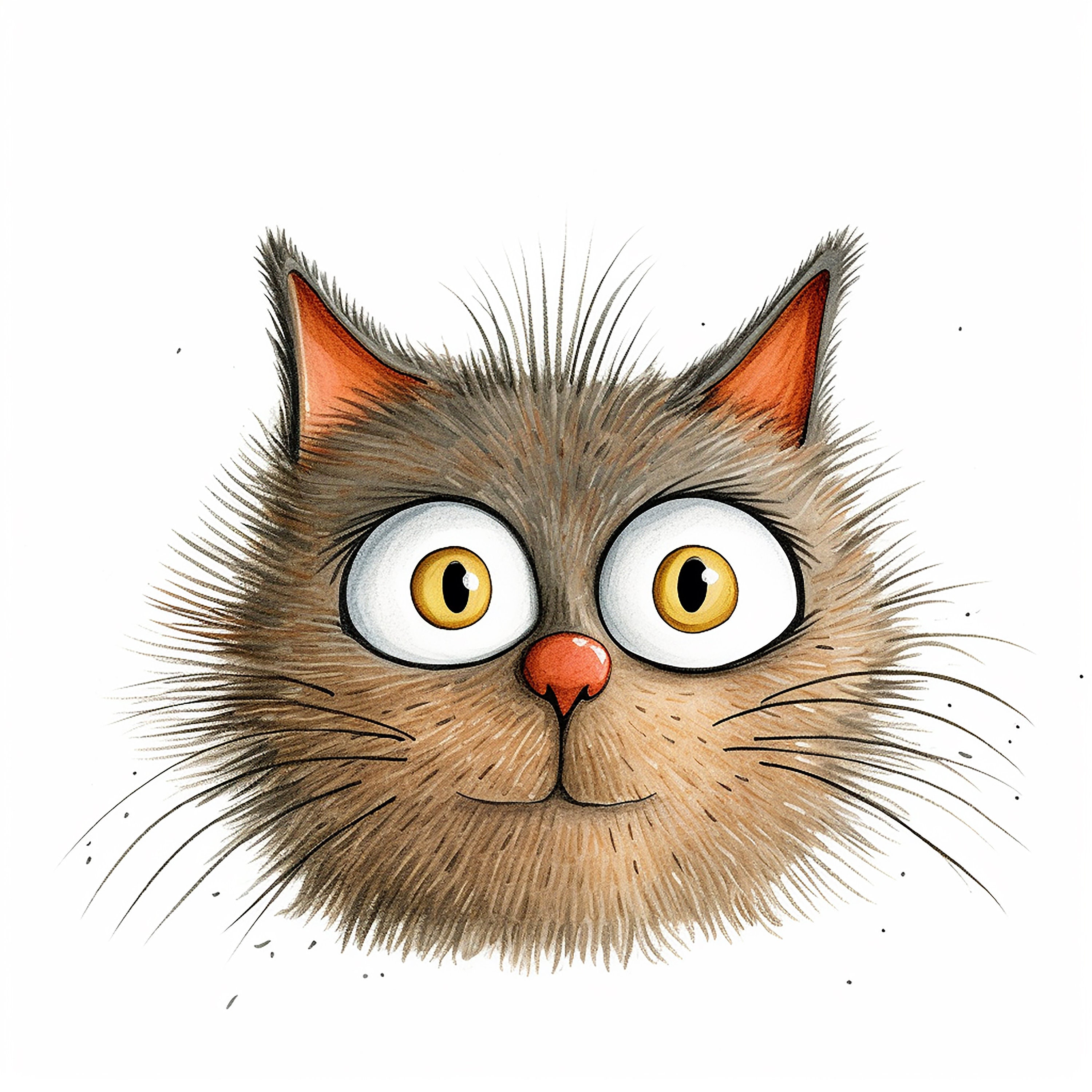 12 Cute Cat Face Clipart : 12 High Quality Images Collection instant ...