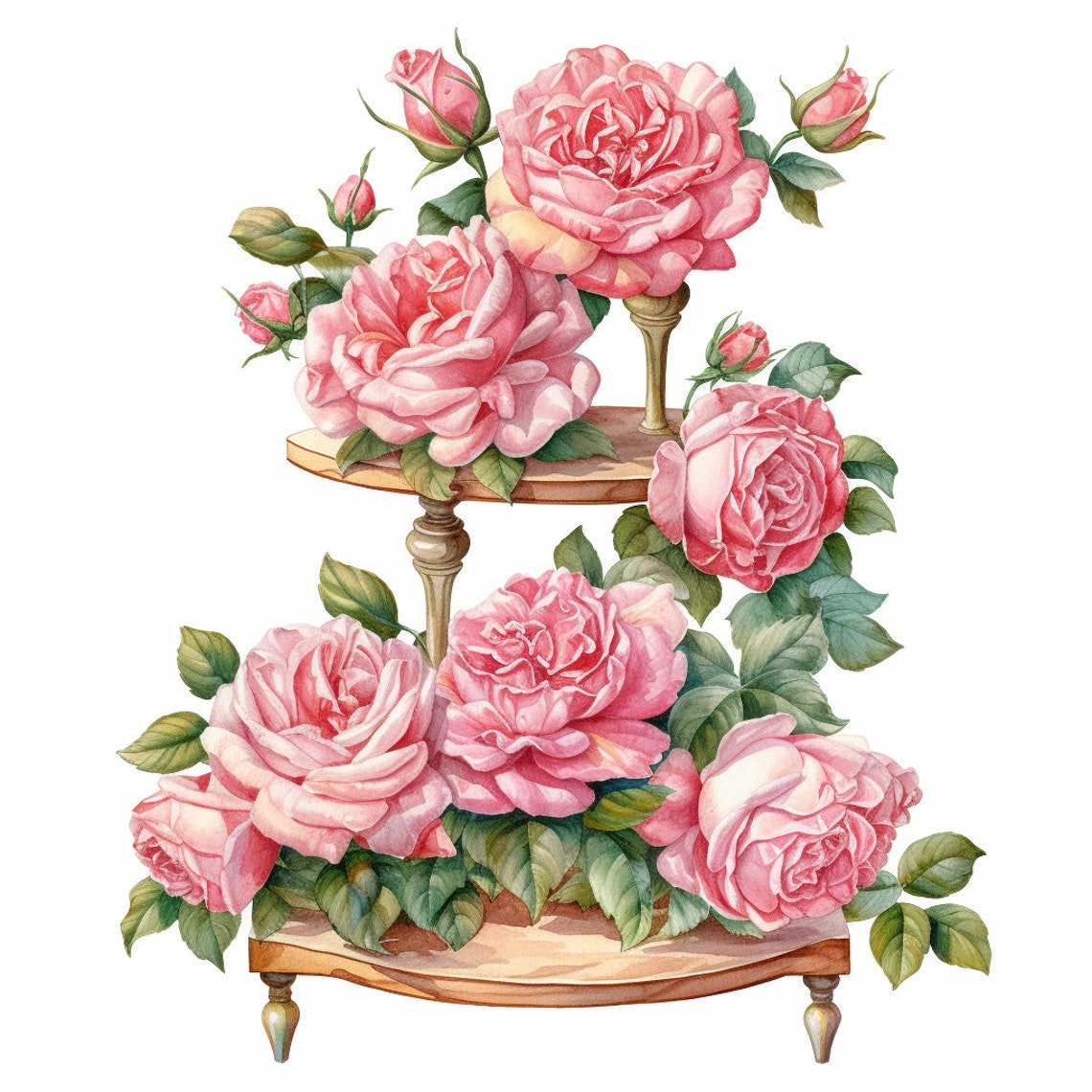 18 Flower Stand Clipart : 18 Water Color High Quality Images - Etsy