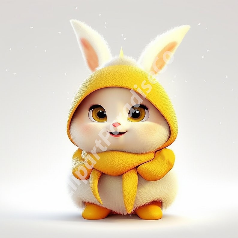 Bunny Clip Art Collection: 15 High Quality Images Bundle 7th - Etsy