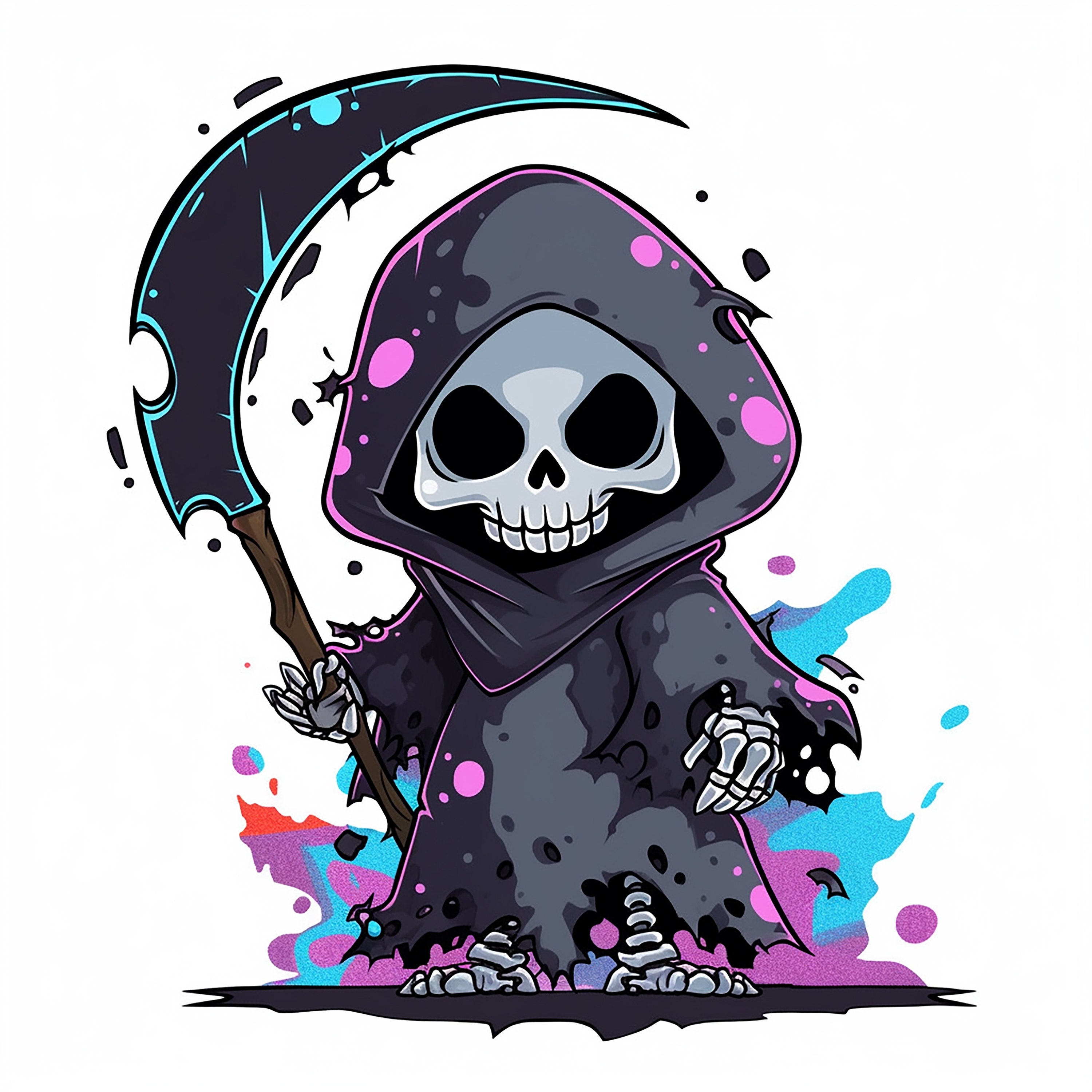 10 Halloween Character Design Clipart : 10 High Quality Images - Etsy