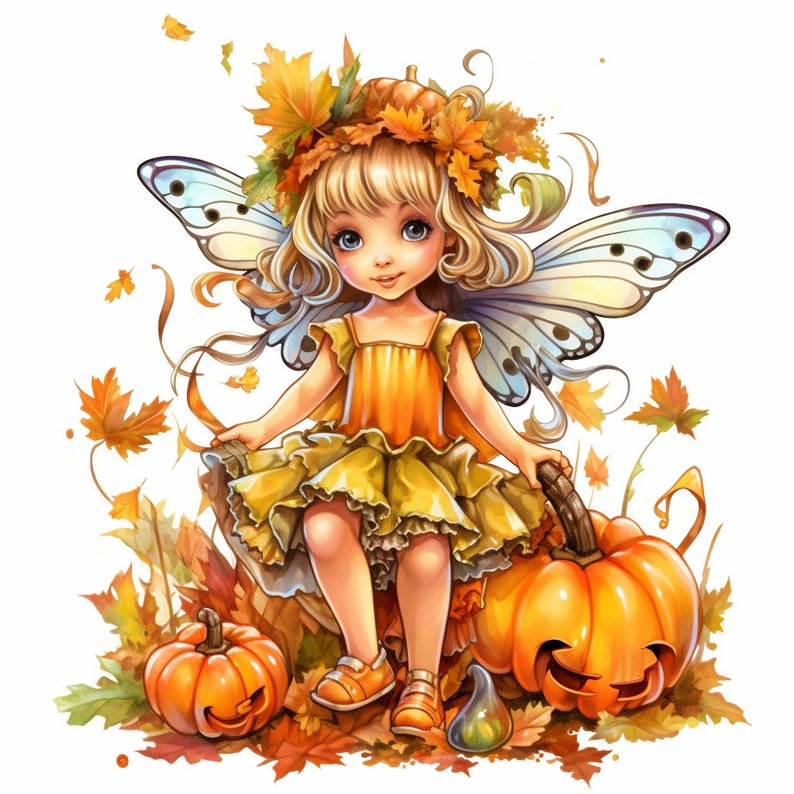 6 Halloween Fairy Clipart : 6 High Quality Images Collection -perfect ...