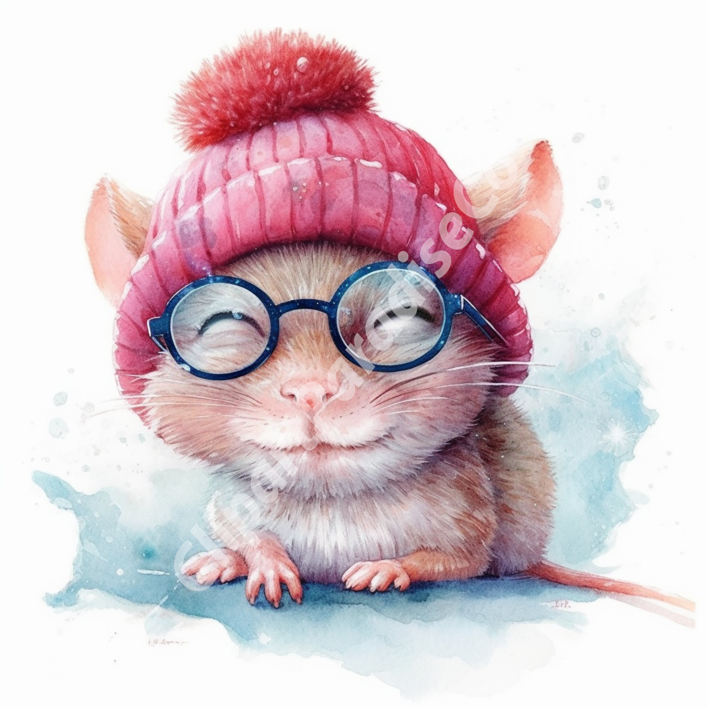 Mouse Rat Clip Art Collection: 9 High Quality Images Bundle 9th Digital ...